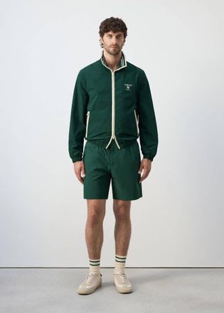 Mango Bermuda regular-fit brod&eacute; vert fonc&eacute; - Homme - 40 - MANGO MAN