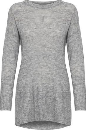 Ichi Ihamara Long Ls2 Pull-over Femme, Gris, M