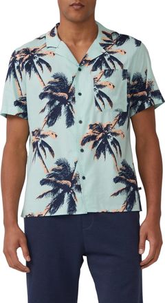 s.Oliver Resort Fit: Kurzarmhemd aus Viskosemix