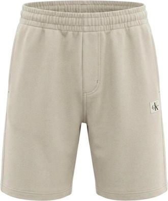 Calvin Klein Jeans Homme, Shorts, Beige, Taille: M Short en coton &agrave; lacets avec poches avant