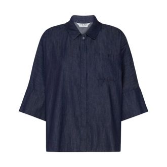 Max Mara Stmrugiada Denim Shirt - - Blouses & Shirts - Damen - Blau - S