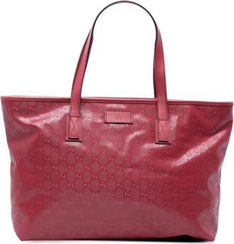 Gucci sac à main à motif GG Imprimé (2016-2025) - Rouge