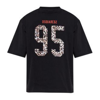 Dsquared2 Logo T-Shirt - - Tops - Herren - Schwarzk - S