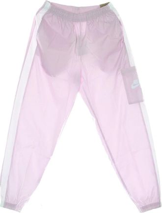 Nike Regal Pink/Wei&szlig; Gewebte Trainingshose - - Sport - Damen - Rosa - L