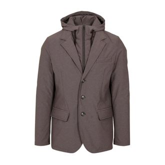 Herno Kapuzenblazer - - Jackets - Herren - Braun - XL