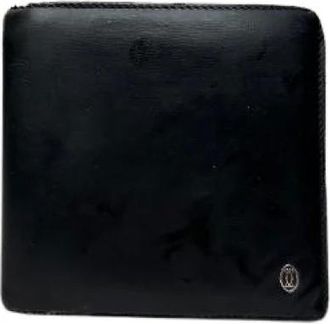 Cartier Portefeuille Bifold Pre-owned - Femme - Pre-owned - Noir - Taille: ONE Size
