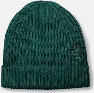 Timberland M&uuml;tze aus Wollmischgewebe in Dunkelgr&uuml;n, Gr&uuml;n