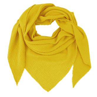 Glamexx24 Damenschal Musselin Dreieck Schal, XXL Schal verschiedenen Farben Halstuch Winterschal aus Baumwolle Hergestellt in Italien