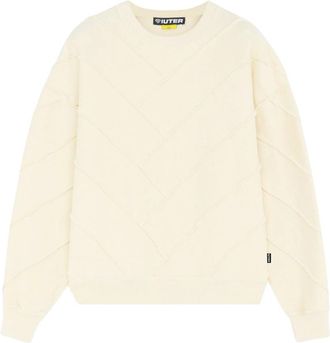 Iuter Iuter, Homme, Pulls, Beige, Taille: 2XL Parquet Reverse Crewneck