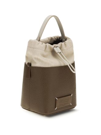 Maison Margiela Womens Bucket Bag 5ac Calf Leather Field-Stone Field/stone