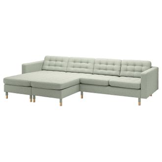 IKEA LANDSKRONA 4er-Sofa mit R&eacute;camieren