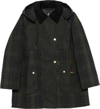 Barbour Veste d&eacute;contract&eacute;e Elsie - Femme - Manteaux - Vert - Taille: 42 FR