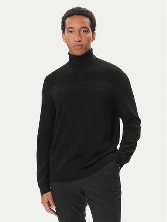 HUGO BOSS Rollkragenpullover Momentum-X TN 50568950 Schwarz Regular Fit