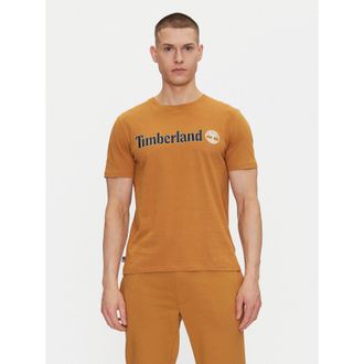 Timberland T-Shirt TB0A5UPQ Beige Regular Fit