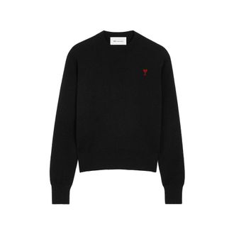 Ami Ami De Coeur Wool Crew-neck Sweater