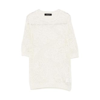 Fabiana Filippi Damen, Strickwaren, Wei&szlig;, 2XSGr&ouml;&szlig;e