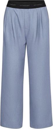 Co'Couture Femme, Pantalons, Bleu, Taille: 38 FR Wide Pantalons