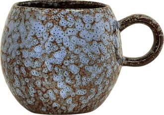 Bloomingville Paula Tasse 275 ml, Steingut, D9 cm, H8 cm - Perfekt für deinen täglichen Kaffee- oder Teegenuss, edler Kaffeebecher für deinen Frühstückstisch