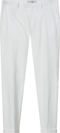 BRIGLIA 1949 Homme, Pantalons, Blanc, Taille: S Slim Chino