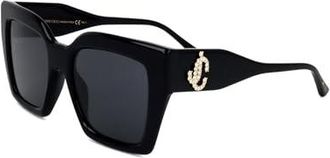 Jimmy Choo London Lunettes de Soleil Jimmy Choo ELENI/G/S 807 BLACK 53/20/145 Femme