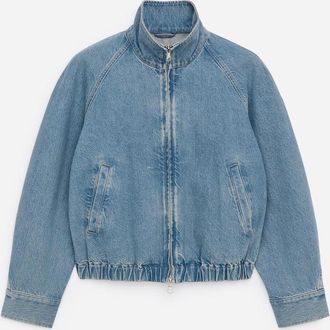Arket Kurze Jeansjacke -Blau