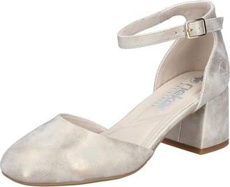 Rieker Mules Femmes 44762, Pointure:37 EU, La Couleur:Or