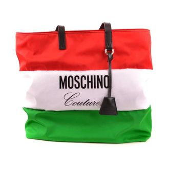 Moschino Femme, Sacs, Multicolore, Taille: ONE Size Sac Fourre-Tout Drapeau Italien