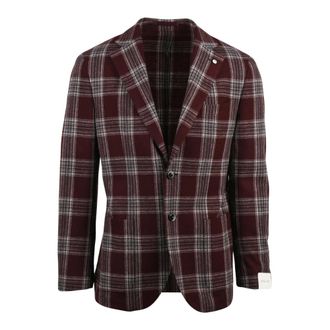 L.B.M. 1911 L.b.m. 1911, Homme, Vestes, Rouge, Taille: M Giacca Stondata