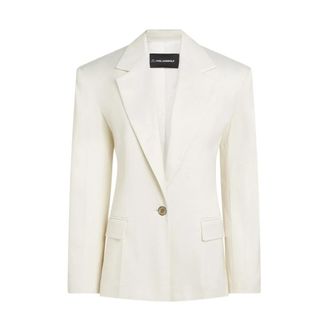 Karl Lagerfeld KL Studio Strukturierter Blazer - - Jackets - Damen - Wei&szlig; - XS