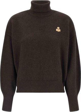 Isabel Marant Pull Col Roul&eacute; - Marron