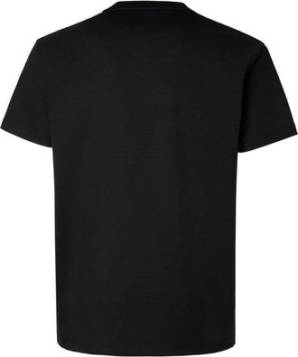 Fendi Tonal Logo Cotton T-Shirt - Black