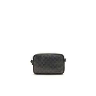 Gucci GG Canvas Umh&auml;ngetasche - - Bags - Herren - Schwarzk - ONE SIZE