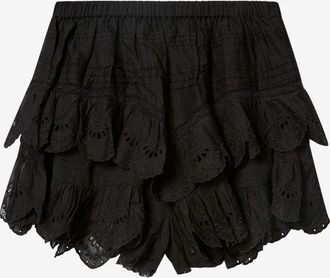 Isabel Marant Short Jocadia - Femme - Noir - Taille 34 - Marant &Eacute;toile
