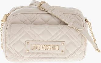 Moschino LOVE Quilted Faux Leather Camera Bag size Unica