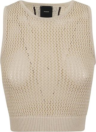 Pinko Pinko, Femme, Tops, Gris, Taille: 36 FR Morus Top