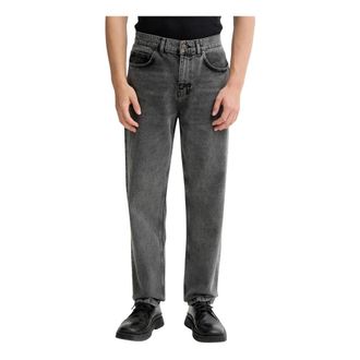 Les Deux Ryder Washed Jeans - Homme - Jeans - Gris - Taille: W33 L32