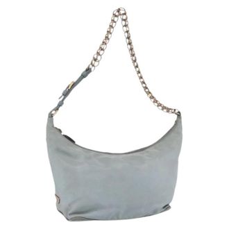 Prada Pre-owned Vintage Nylon Schultertasche - - Pre-owned - Damen - Blau - ONE SIZE
