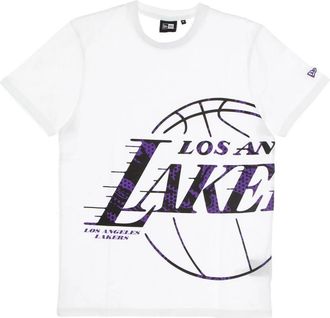 New Era NBA Logo Tee Los Angeles Lakers - - Tops - Herren - Wei&szlig; - 2XL