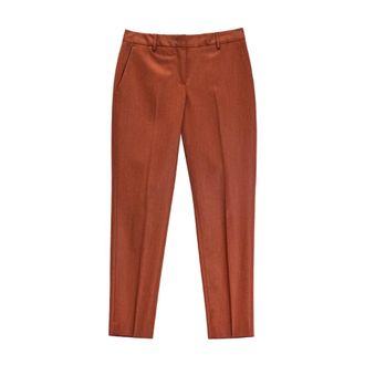 Paul Smith Femme, Pantalons, Orange, Taille: 36 FR Pantalone Completo Lana e Cachemire