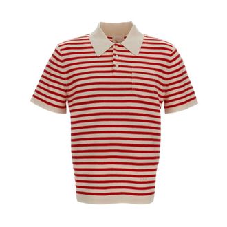 A.P.C. A.p.c., Homme, Tops, Multicolore, Taille: M Eliot Striped Polo