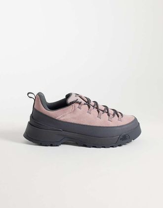 The North Face Glenclyffe boot bas urbain &agrave; lacets en rose et gris