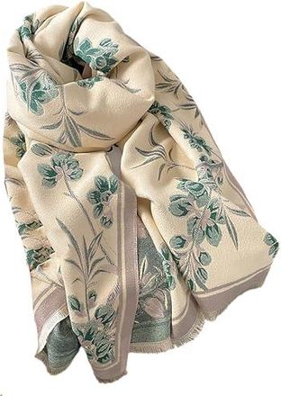 GFM &Eacute;charpe ch&acirc;le style pashmina texture cachemire pour lautomne et lhiver (FRLSHL-BB), L