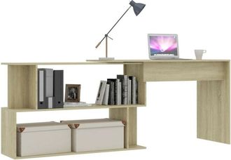 Les Tendances Bureau dangle Ch&ecirc;ne sonoma 200x50x76