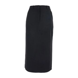 Dunst H-Line Langer Rock - - Skirts - Damen - Schwarzk - M