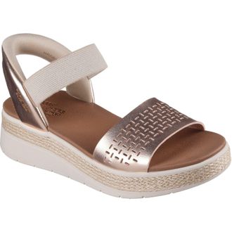 Skechers BOBS Sun Ray Damen Sandalen in Ros&eacute;gold
