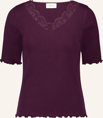 Cartoon Cartoon T-Shirt Mit Spitze rot