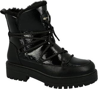 Tom Tailor Femme 4294807 Bottine, Noir, 38 EU