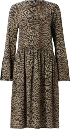 Zadig&Voltaire Femme, Robes, Multicolore, Taille: 40 FR Rinas Soft Leo Dress