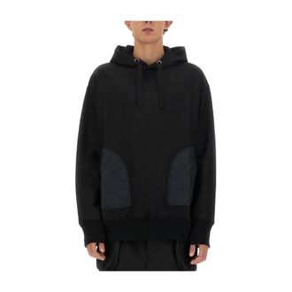 Junya Watanabe Baumwoll-Hoodie f&uuml;r Komfort und Stil - - Sweatshirts & Hoodies - Herren - Schwarzk - L