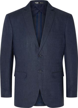 Selected SELETED HOMME Herren SLHREGULAR-Will Linen BLZ NOOS Sakko, Navy Blazer, 60